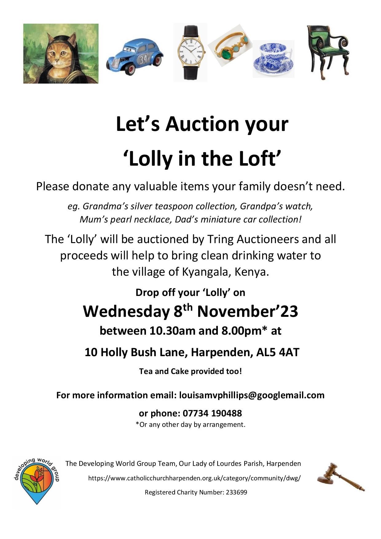 Lolly in the Loft | Our Lady of Lourdes, Catholic Church Harpenden